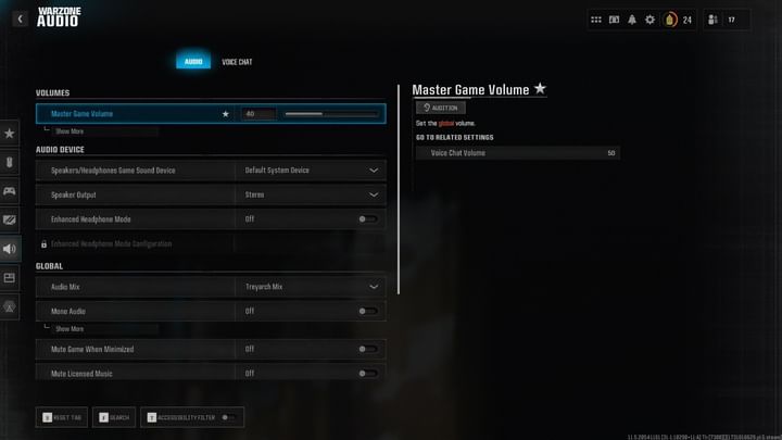 Best audio settings in Warzone