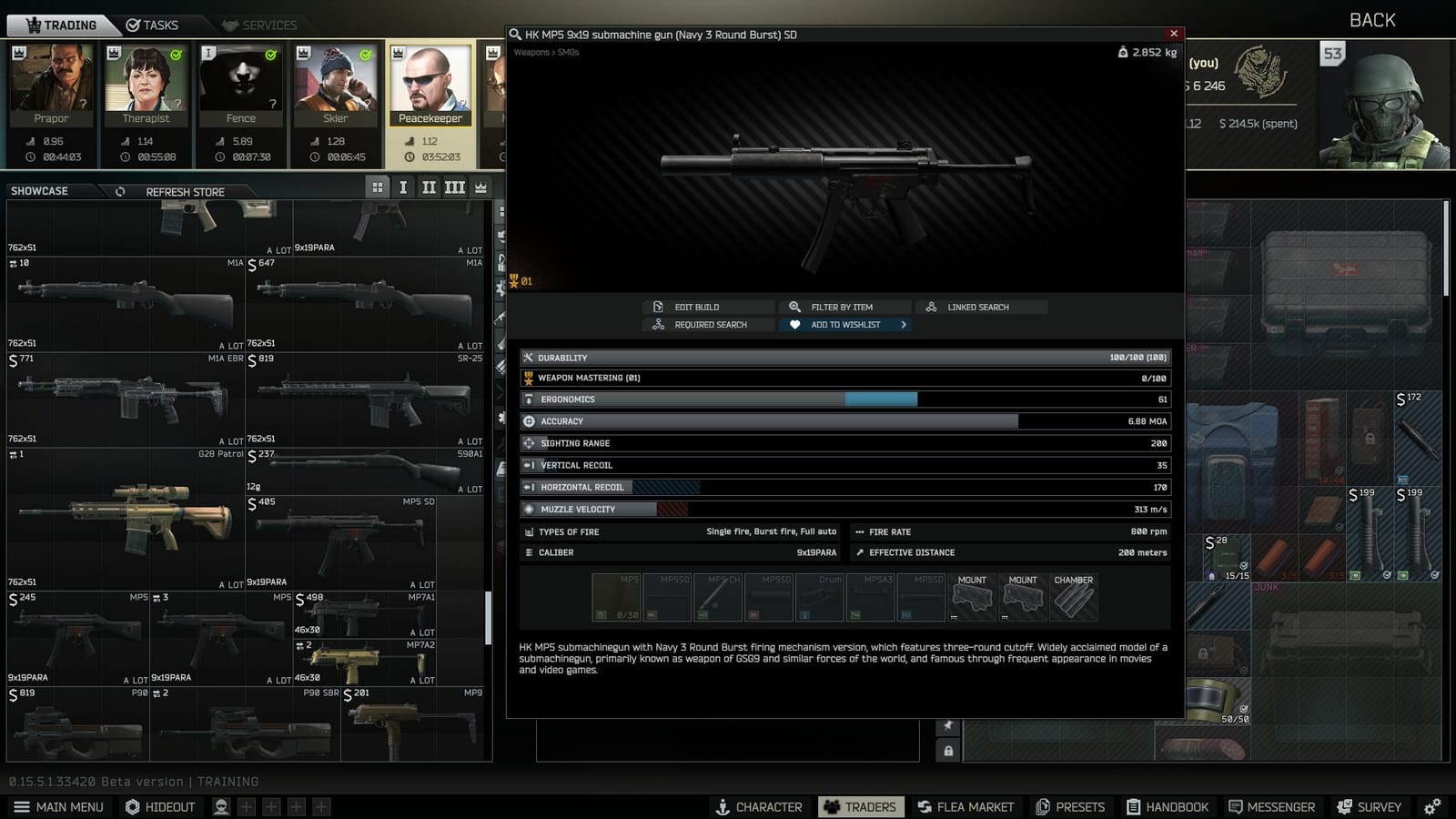 Gunsmith Part 3 in Escape from Tarkov: How to complete and rewards