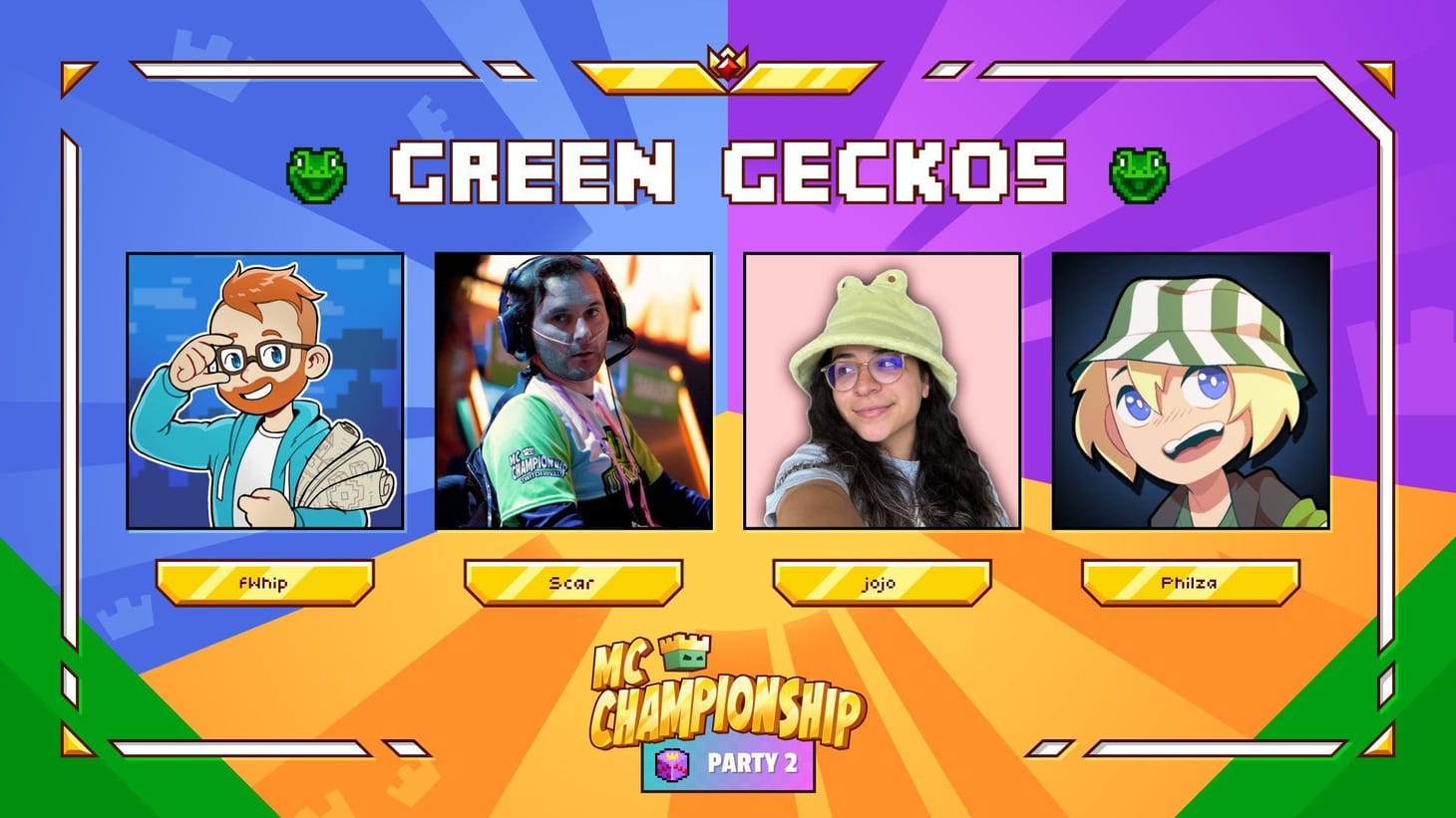 Minecraft Championship (MCC) Party 2: List of all competing players and ...