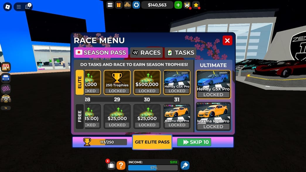 Car Dealership Tycoon Season 14 Pass: All rewards and price