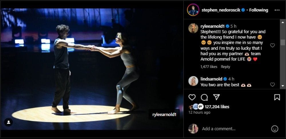 Rylee Arnold makes her feelings known for Stephen Nedoroscik after the ...