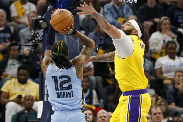 Fans buzz after Anthony Davis trash talks Ja Morant's father Tee Morant ...