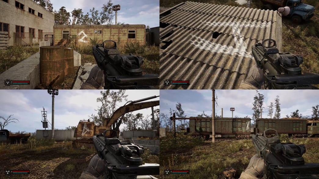 How to find the stash code in Stalker 2's Railway Maintenance Facility