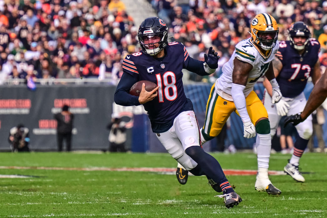 Caleb Williams stats today: Bears QB's passing yards, rushing yards ...