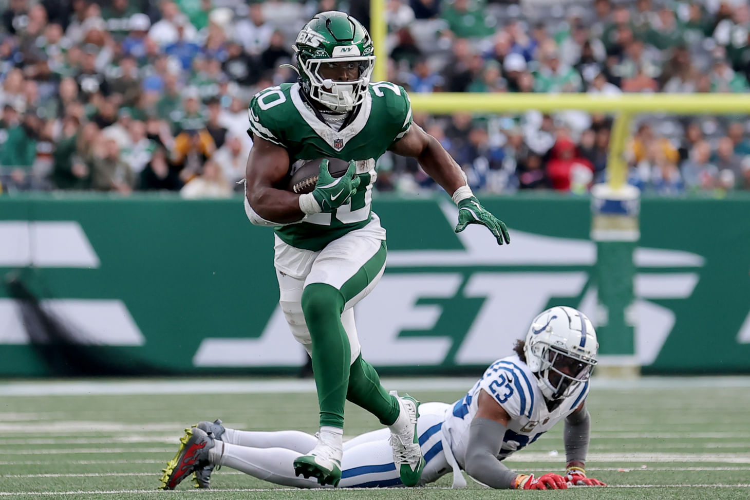 Breece Hall injury status: Jets HC drops update on RB for Week 13 clash ...