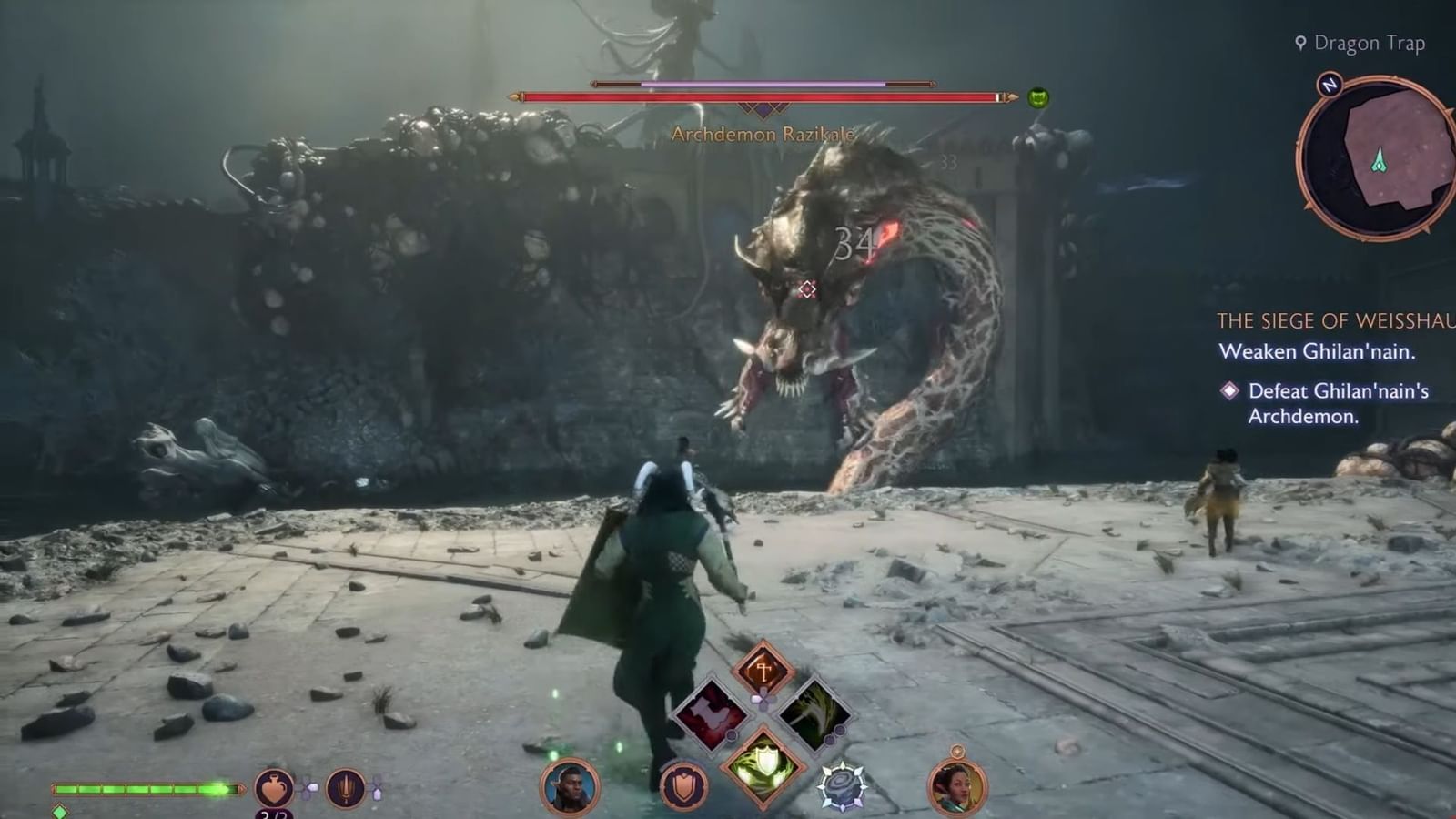 How to defeat Archdemon Razikale in Dragon Age The Veilguard