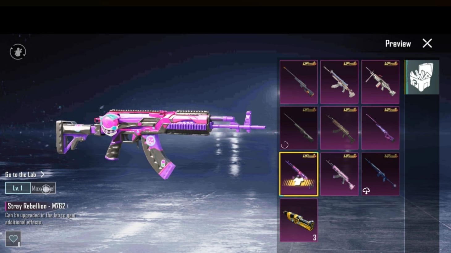 PUBG Mobile Cyber Famous Firearms Spin: PUBG Mobile Cyber Famous ...