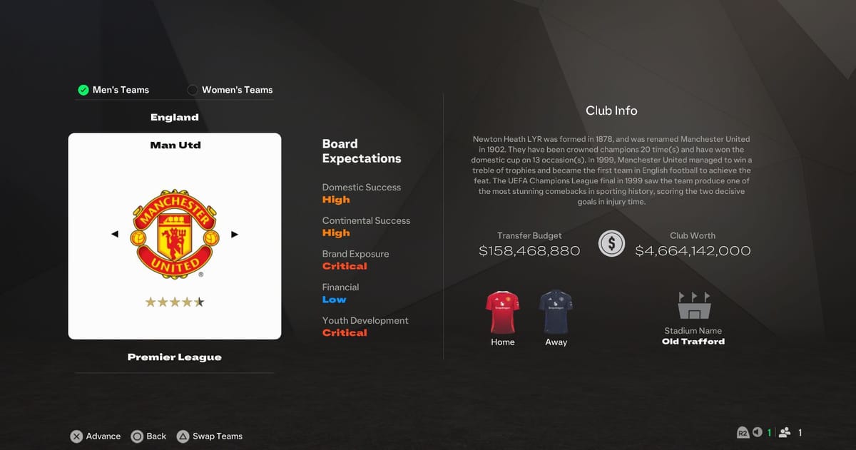 10 Best fallen giant clubs to manage in EA FC 25
