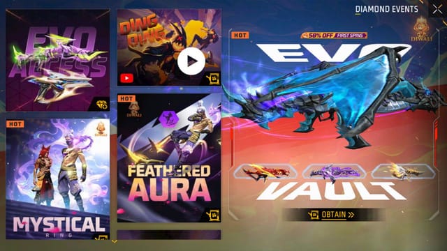 Free Fire Evo Vault (November 2024): Rewards, schedule, and more