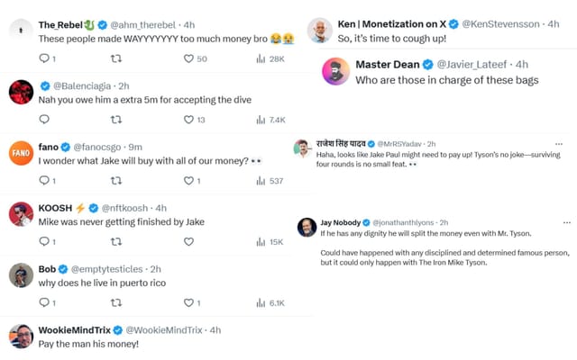 "Pay the man his money!" - Fans demand Jake Paul to make good on extra ...