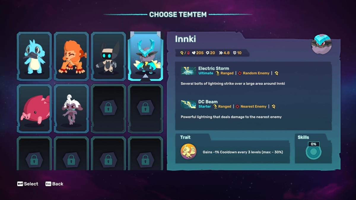 All playable Temtem in Temtem Swarm Early Access and how to unlock them
