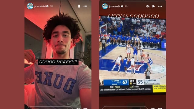 76ers rising star Jared McCain shares two-word reaction supporting ...