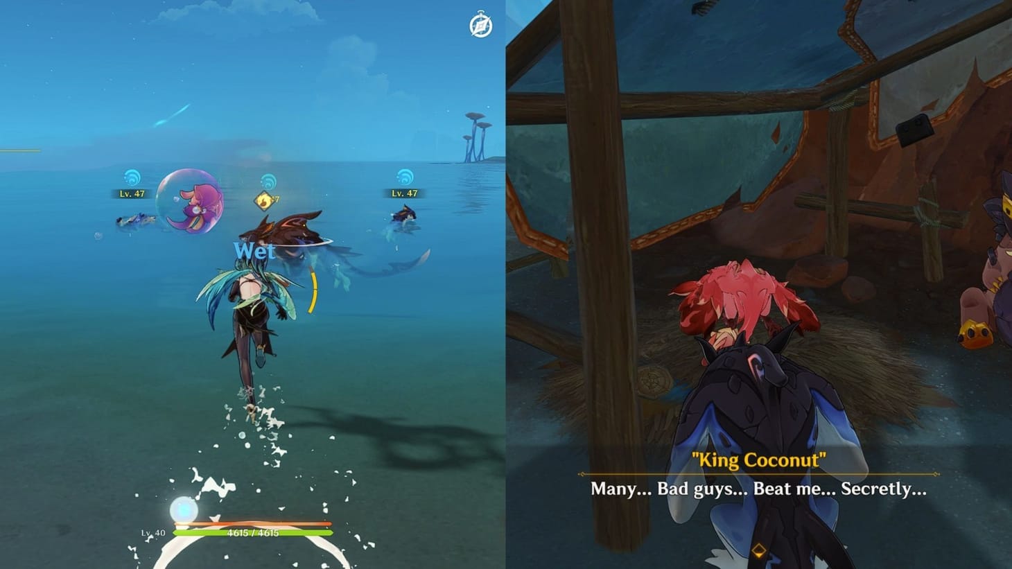 Genshin Impact Stones, Coconuts, and Saurian Traffickers quest guide