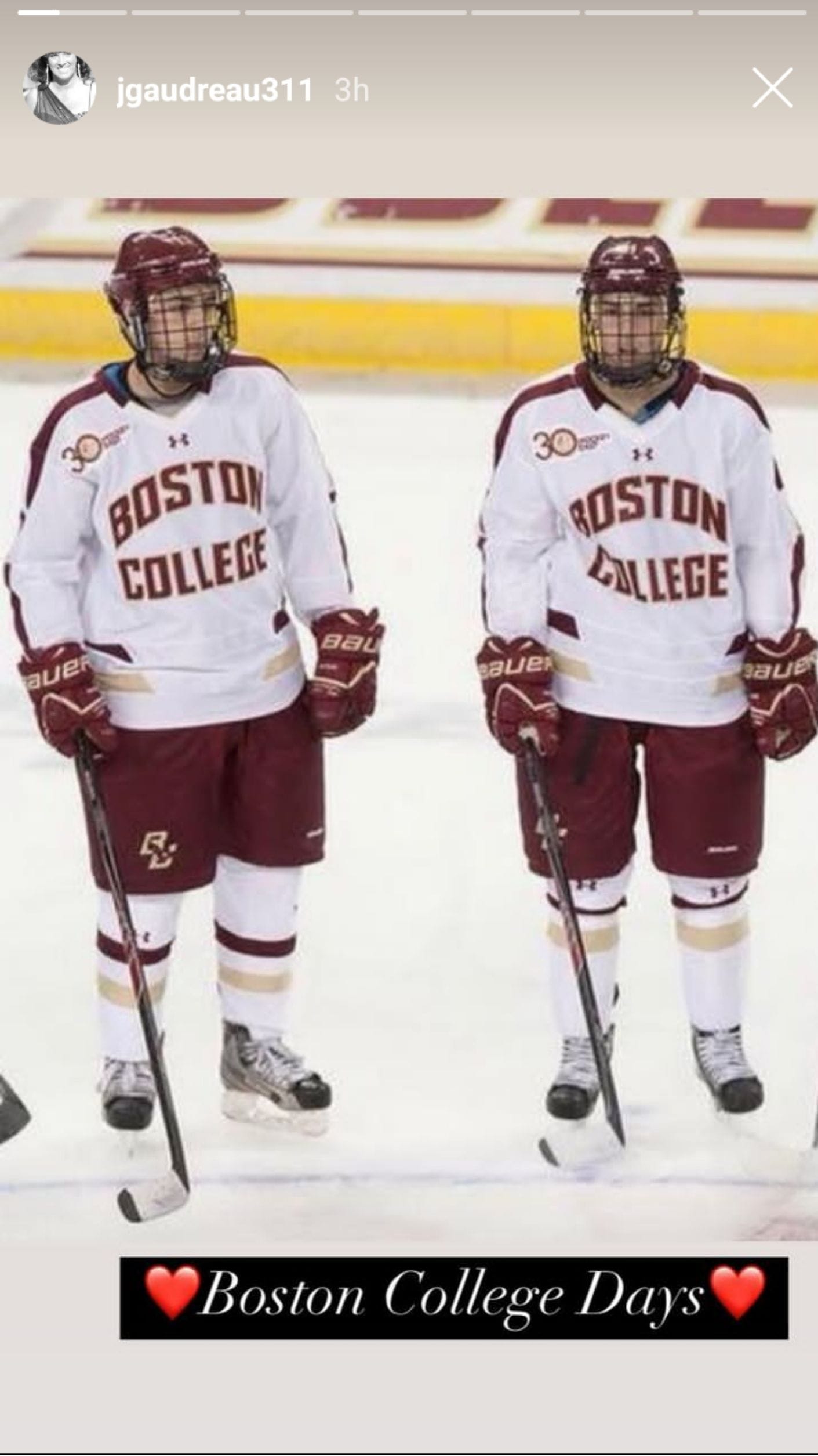 "Boston College Days": Jane Gaudreau reminisces throwback pictures of ...