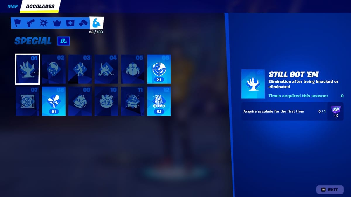 All Accolades in Fortnite Chapter 2 Remix