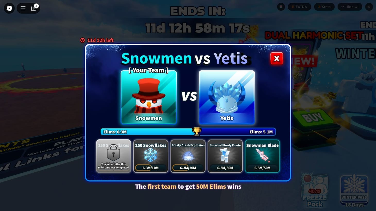 Blade Ball Snowmen vs Yetis guide