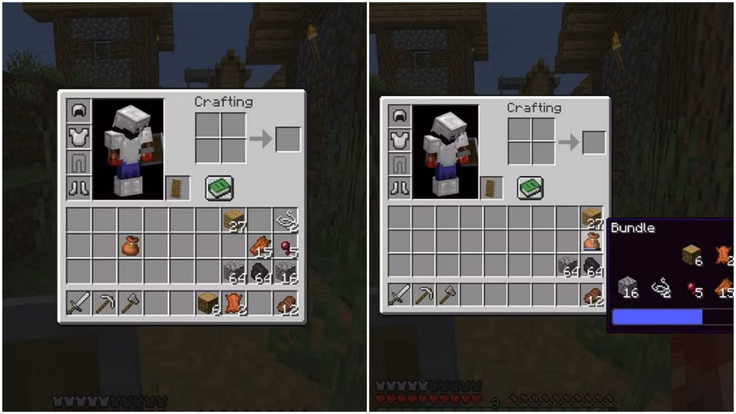 Best tips for using bundle in Minecraft
