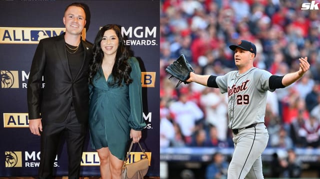 WATCH: Tarik Skubal's wife Jessica surprises 2024 AL Cy Young winner ...