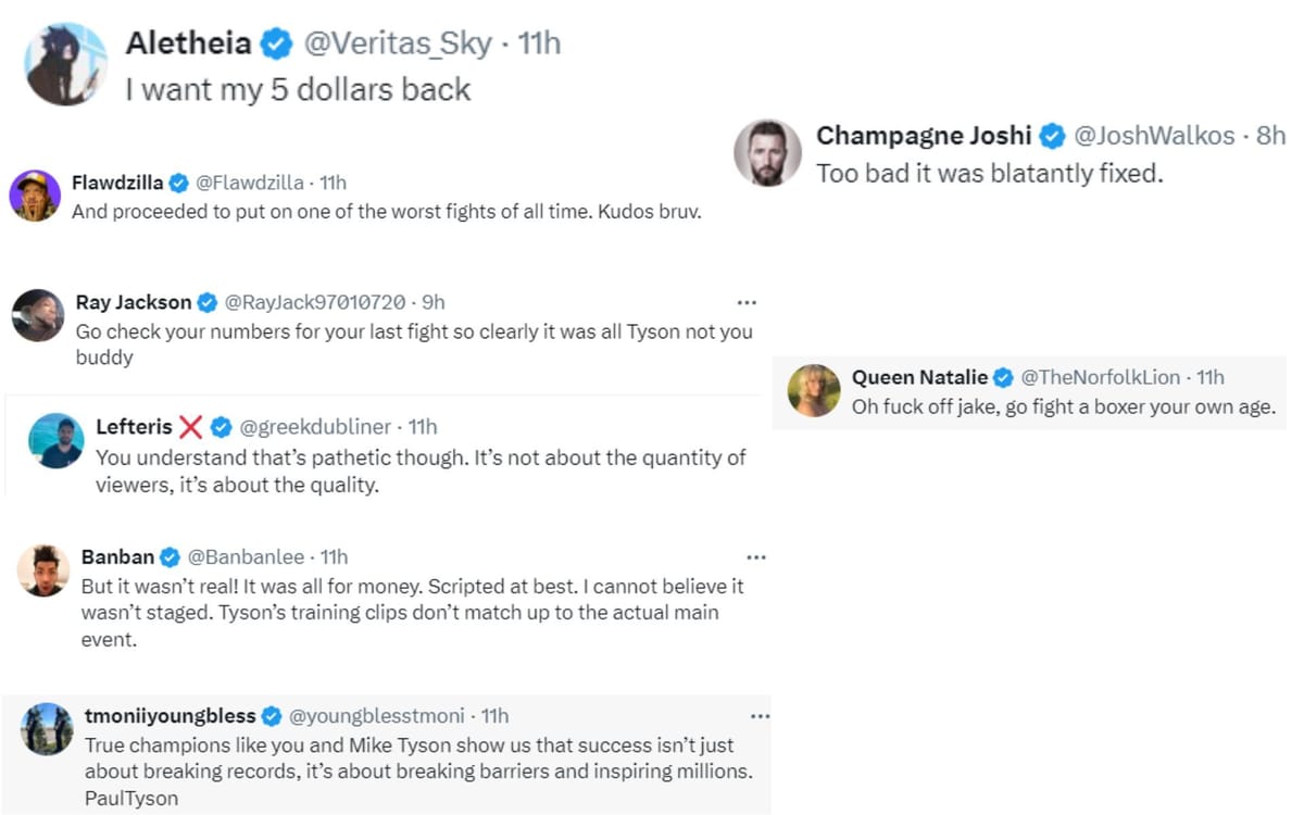 "You should be arrested for fixing pro fights" - Netizens flay Jake ...