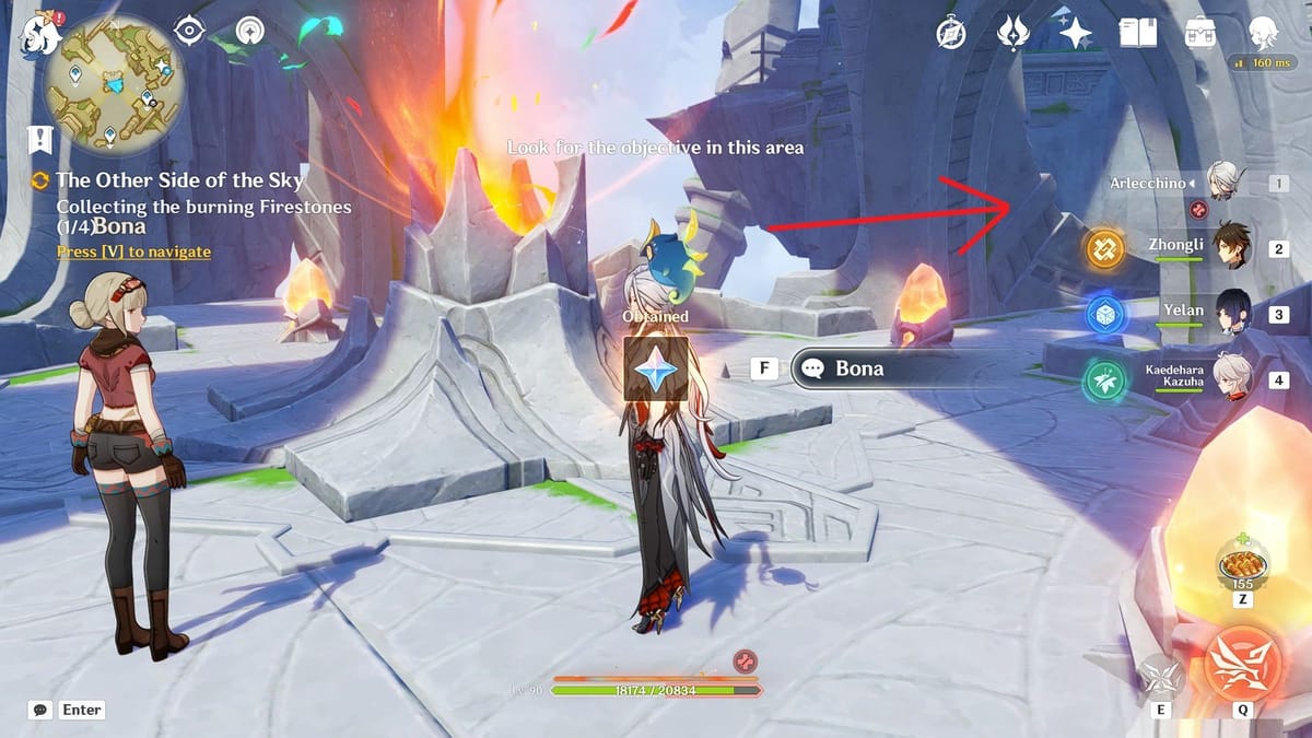 Genshin Impact: The Other Side of the Sky quest guide