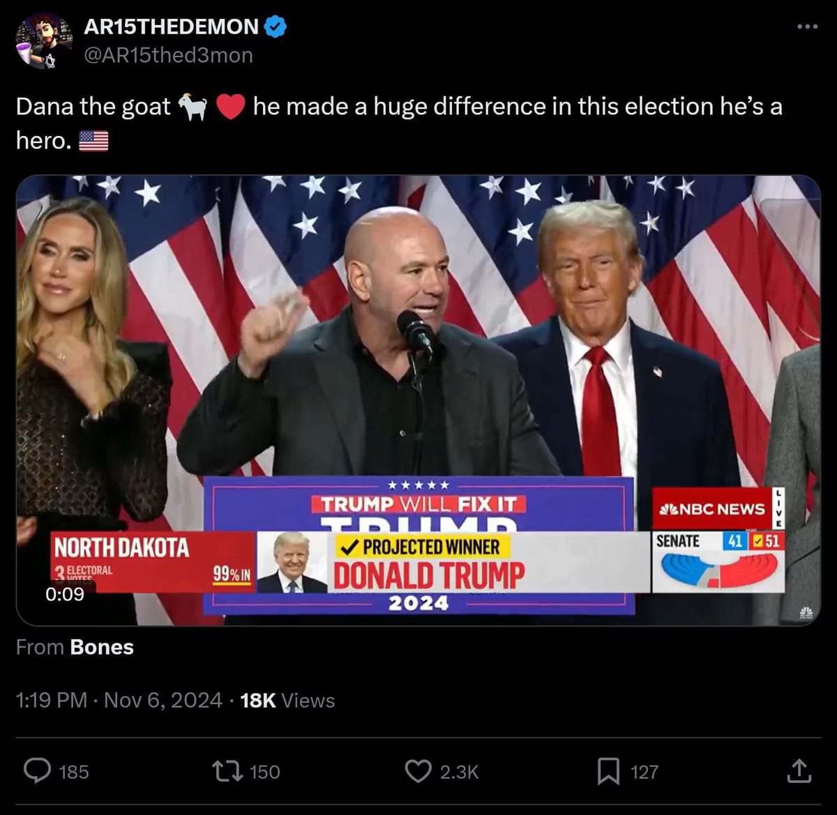 Adin Ross gets a shout-out from Dana White during Donald Trump's ...