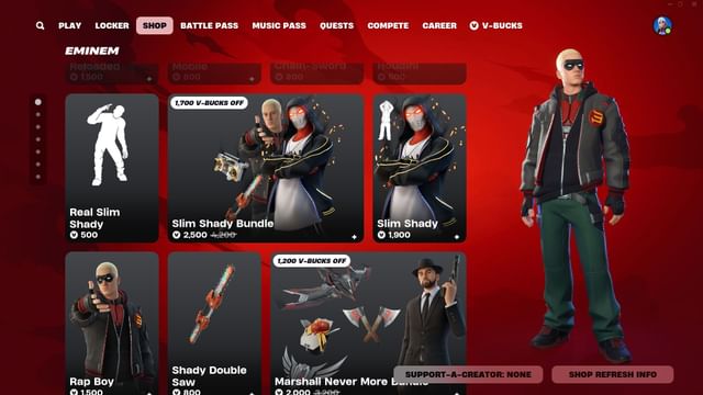 How to get Eminem skin in Fortnite (Rap Boy Reloaded, Rap Boy, Slim ...