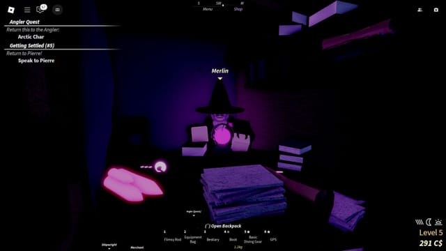 Roblox: Where is Merlin in Fisch?