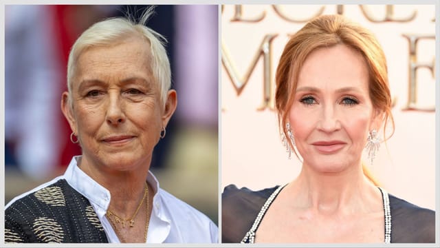 Martina Navratilova backs J.K. Rowling as author criticizes authorities ...