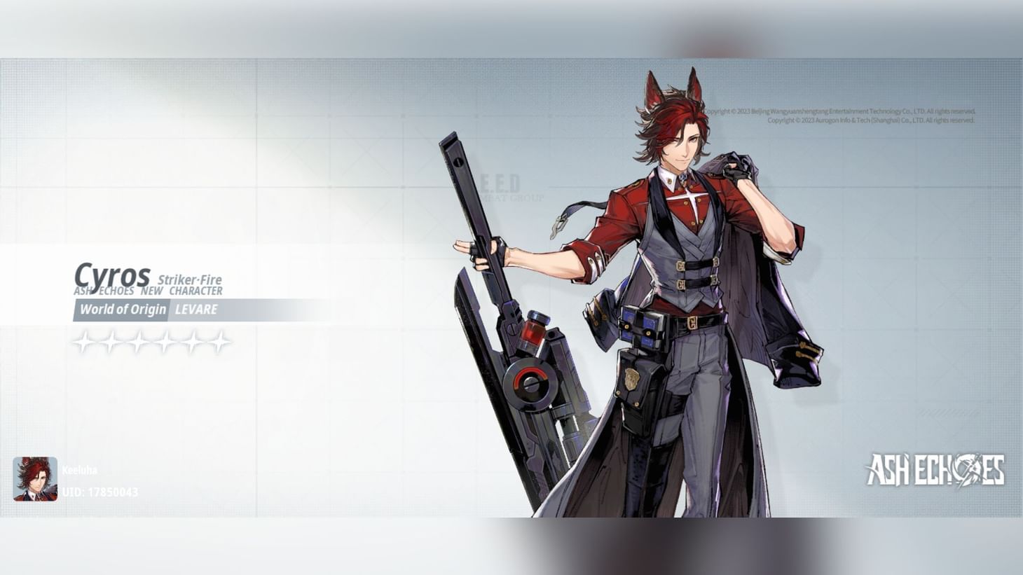 Ash Echoes reroll guide