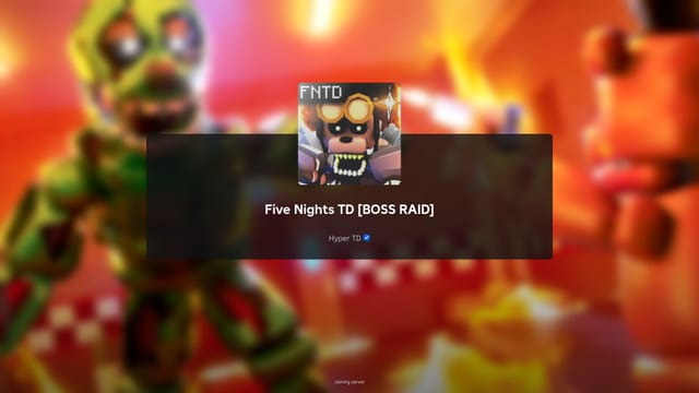 Five Nights TD Boss Raid guide