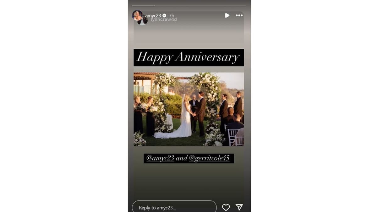 Brandon Crawford's mom Lynn celebrates Yankees ace Gerrit Cole and wife ...