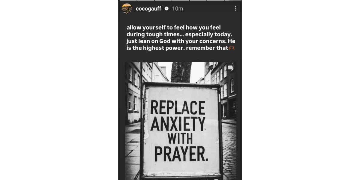 Coco Gauff leans on God for emotional support as Donald Trump wins US ...