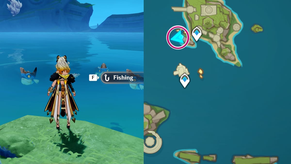 All Genshin Impact Natlan Fishing Spot locations