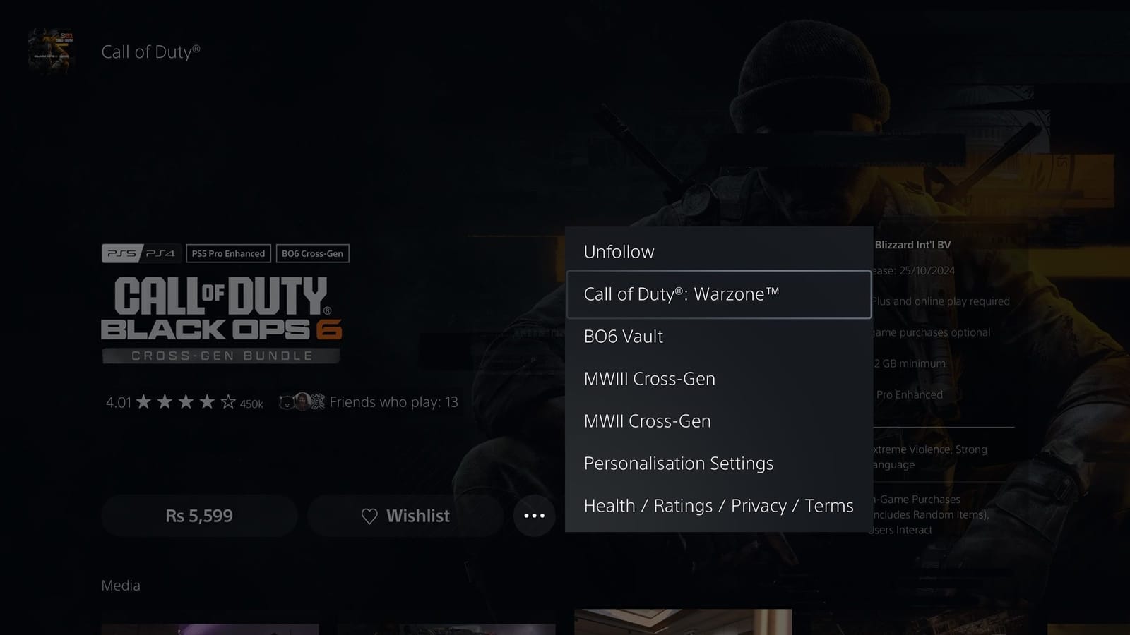 How to fix Content Not Found error to install Warzone on PS5