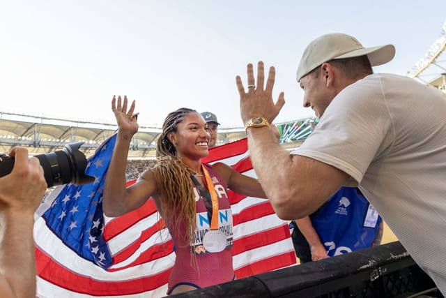 Tara Davis-Woodhall and husband Hunter Woodhall reveal the most ...
