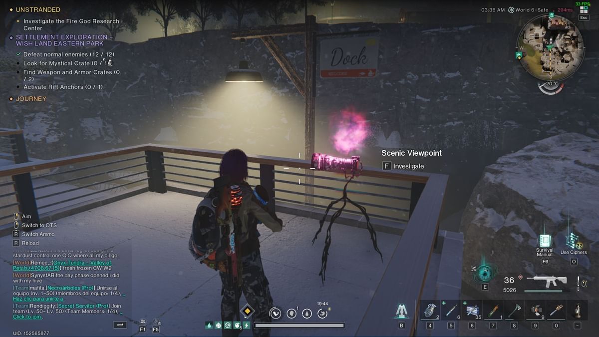 Once Human: All Scenic Viewpoint locations in Way of Winter