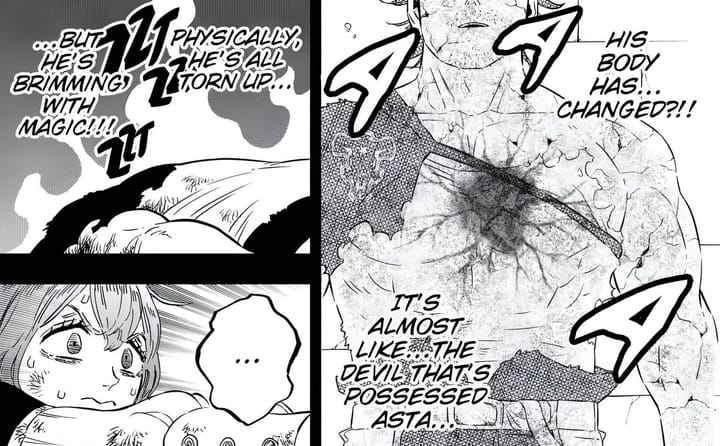 Yuki Tabata had foreshadowed Yami's Demon Form in Black Clover