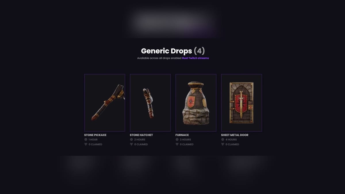 Rust Kingdoms Twitch Drops: Release date, all skins, and how to unlock
