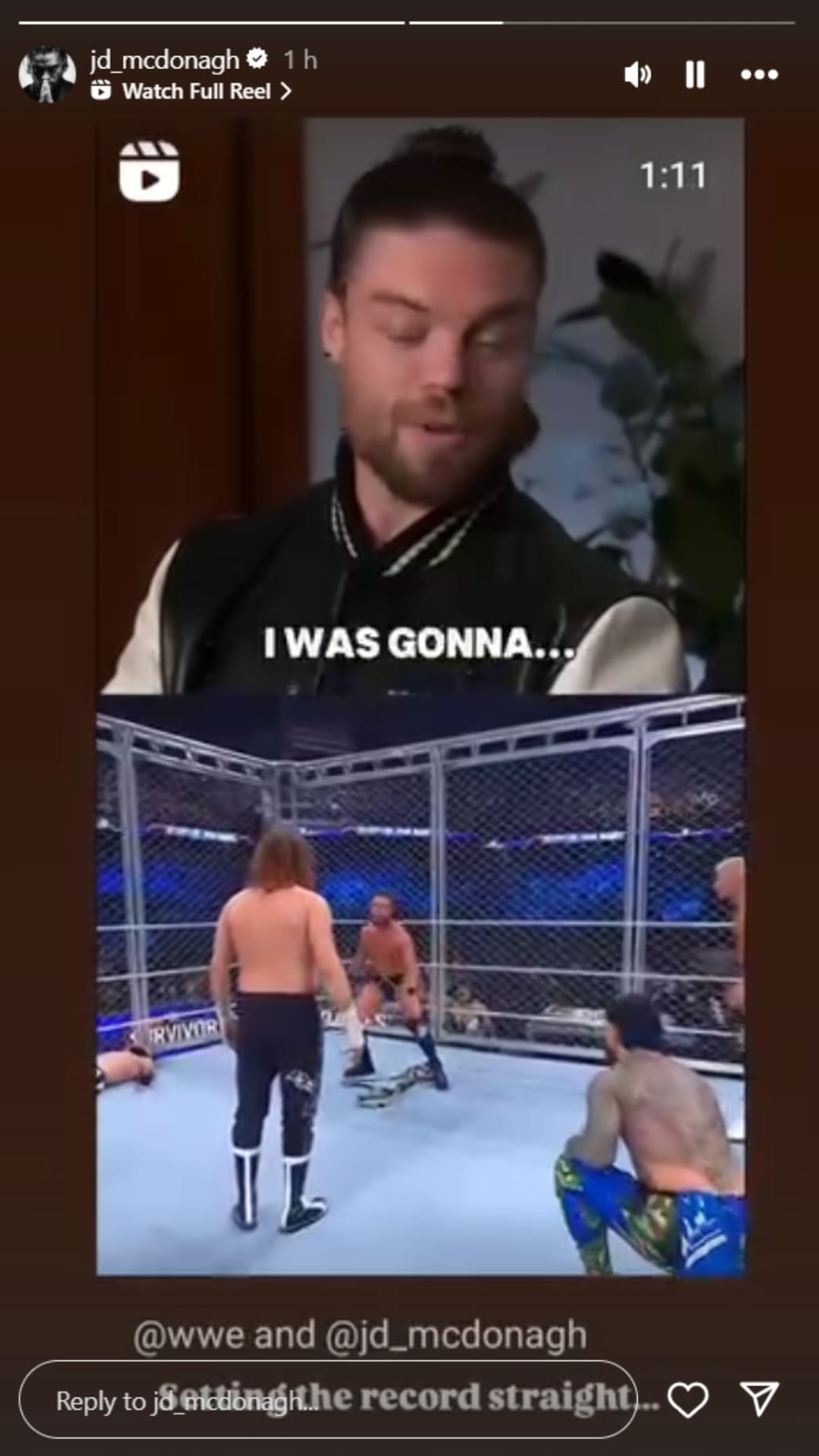 WWE: JD McDonagh finally addresses controversial WWE rumor