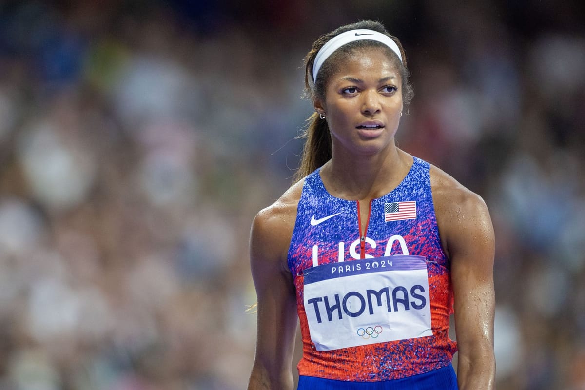 "Gabby you have to run, put that down" - Gabby Thomas explains ...