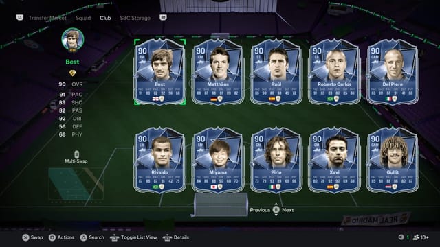 EA FC 25 Max 90 Base Icon Upgrade SBC: All tasks and cheapest solutions