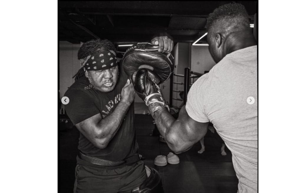 Photos: Francis Ngannou wishes striking coach Dewey Cooper a happy 50th ...