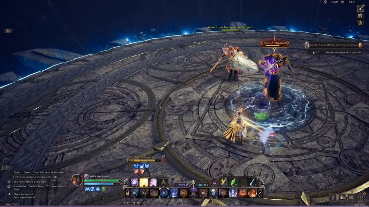 Throne and Liberty: How to defeat Chaos Archwizard (Taedal Floor 17)