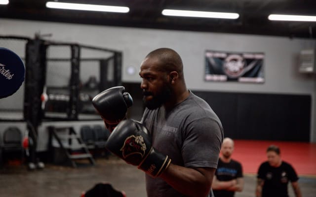 Jon Jones flexes ripped physique in return-to-gym photos only five days ...