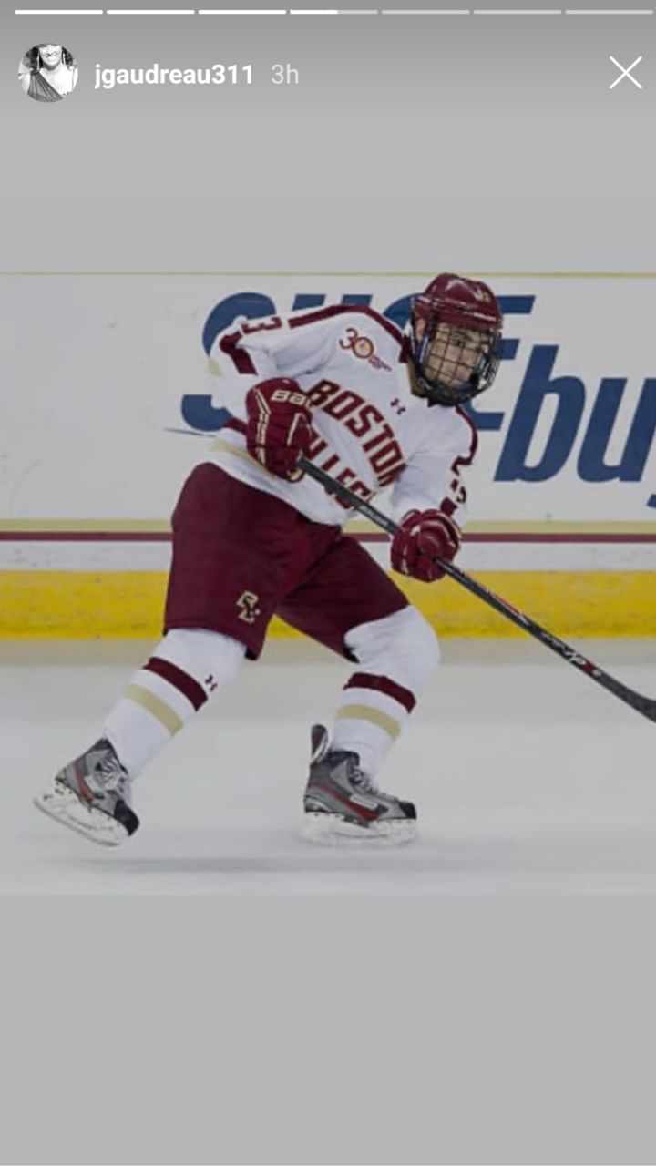 "Boston College Days": Jane Gaudreau reminisces throwback pictures of ...