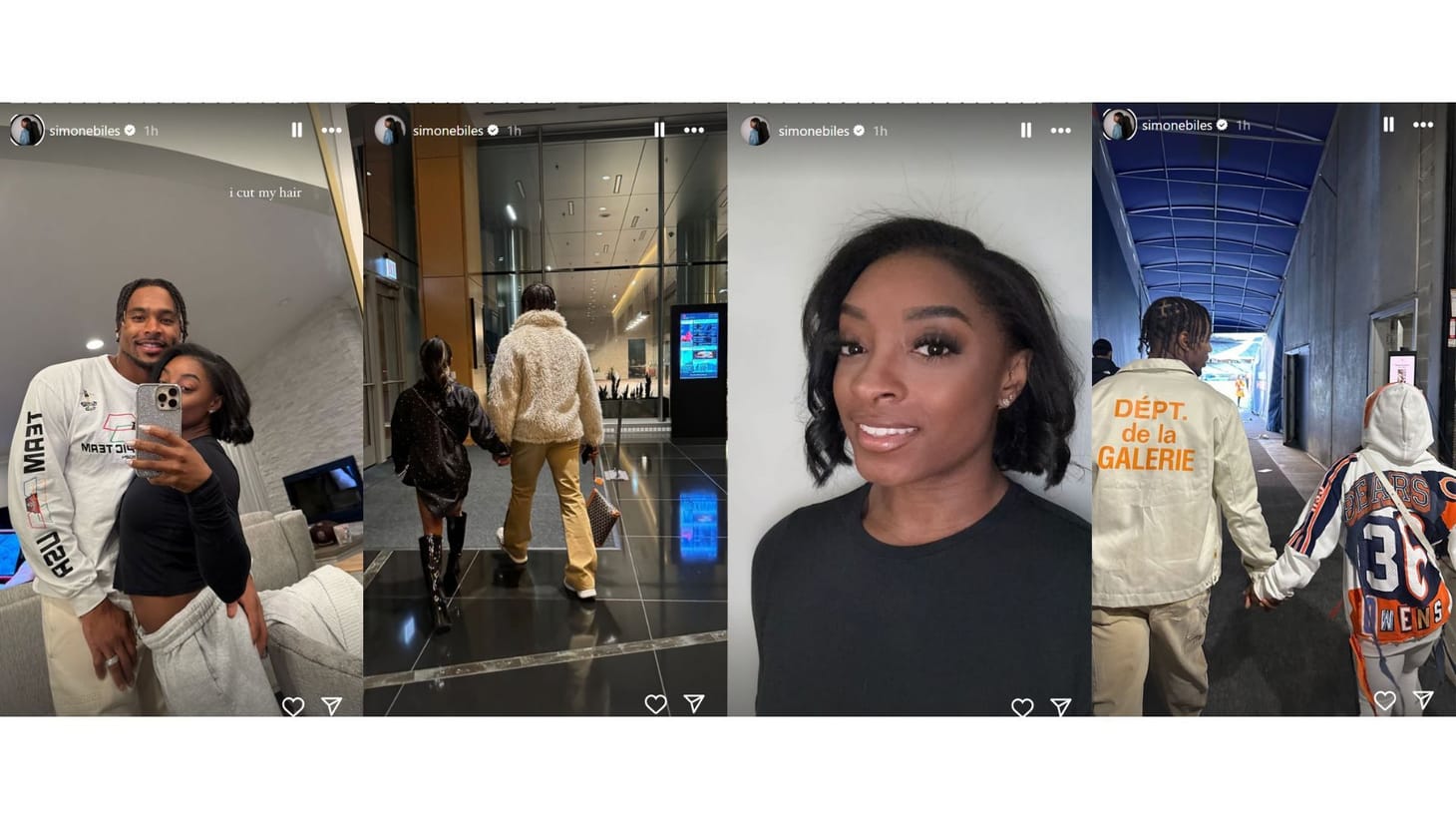 In Photos: Simone Biles, husband Jonathan Owens get together for ...