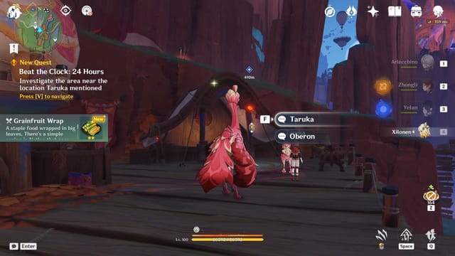 Genshin Impact Beat the Clock 24 Hours quest guide