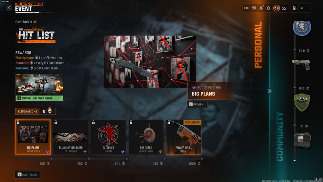 Hit List event in Black Ops 6 and Warzone: All rewards and how to get them