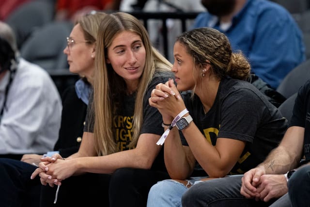 Kate Martin's girlfriend Claire Gransee sums up Aces star's piggyback ...