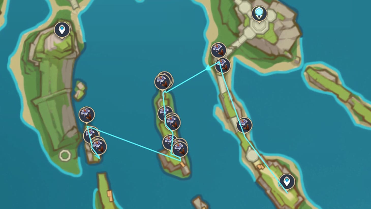 Genshin Impact Withering Purpurbloom locations and farming routes
